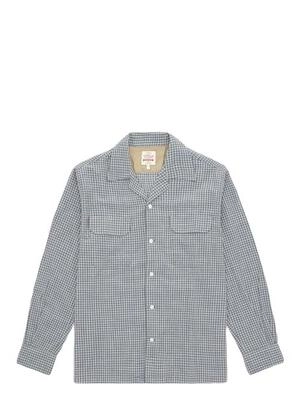 FORTELA Baker Vichy Check Shirt Light Blue