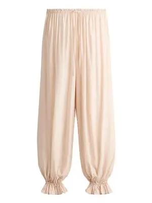 H&m Balloon Drawstring Trousers - Light Beige