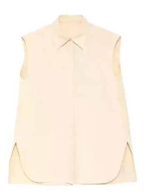 LESS Beaded-embroidered Vest - Neutrals