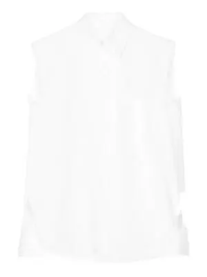 LESS LESS Sequin-Embellished Sleeve Shirt