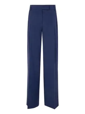 DRHOPE Belted Tailored Trousers - Blue