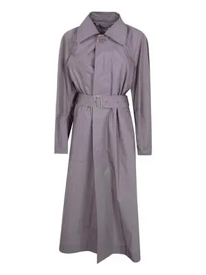Issey Miyake Akimbo" Volume Coat - Gray