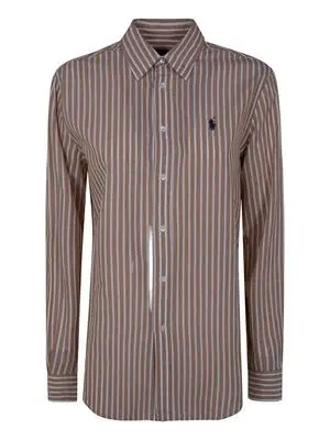 Polo Ralph Lauren POLO RALPH LAUREN Striped Sport Shirt Brown