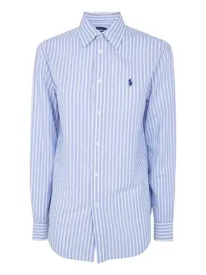 Polo Ralph Lauren Striped Button-up Shirt - Blue