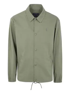 Polo Ralph Lauren Windbreaker Jacket With Drawstring Hem - Green