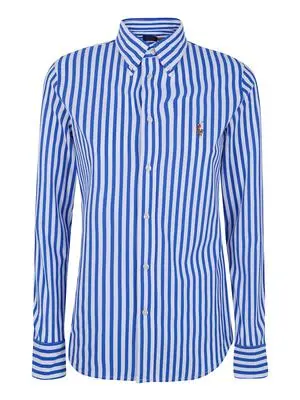 Polo Ralph Lauren Long Sleeve Striped Shirt - Blue