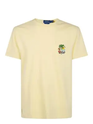 Polo Ralph Lauren Short Sleeves Classic Back Print T-shirt - Yellow