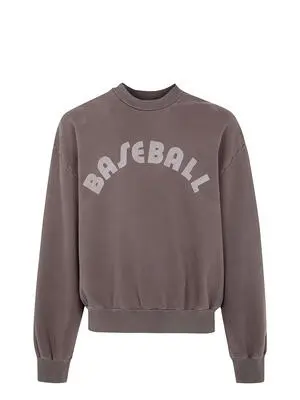 Fear Of God Baseball' Classic Fit Half Raglan Sweatshirt - Brown