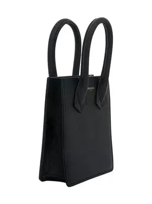 Moreau Moreau Suite BB Leather Tote Bag Black