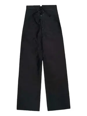 MAISON MARGIELA Wide Leg Trousers - Black
