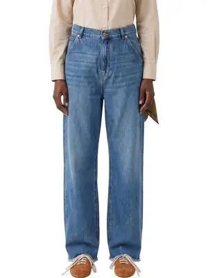 DARKPARK Wide-leg Denim Jeans - Blue