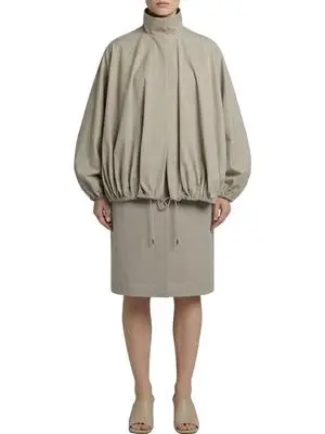TOTEME Draped Coat - Beige