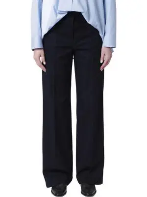PT TORINO Wide Leg Trousers - Blue