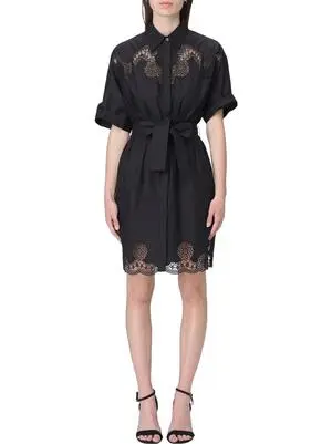 Liu Jo Lace Shirt Dress - Black