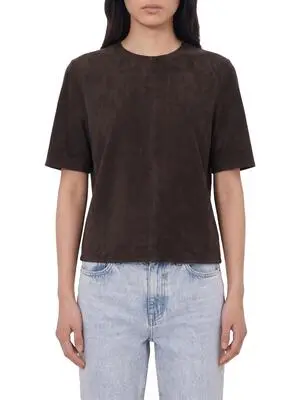 LOULOU DE SAISON Loulou De Saison Short Sleeve Crewneck Top