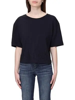 Armani Exchange Armani Exchange Embellished Logo T-Shirt Black