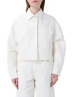 Maison Kitsuné Cotton Denim Shirt Jacket - Ivory