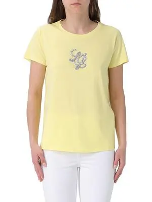 Liu Jo Embellished Logo T-shirt - Yellow