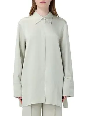 JIL SANDER Satin Shirt - Green