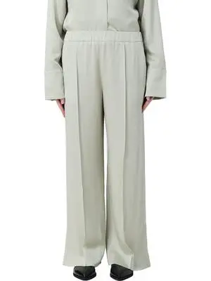 JIL SANDER Wide Leg Tailored Trousers - Green
