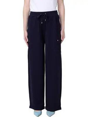 Liu Jo Wide Leg Trousers With Drawstring Waist - Milk