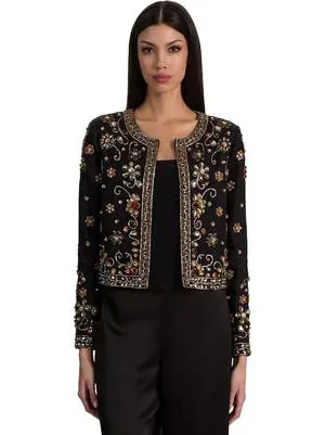 Alice + Olivia Kidman Embellished Jacket - Black
