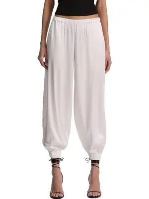 Alice + Olivia Declan Pull-on Genie Pants - White