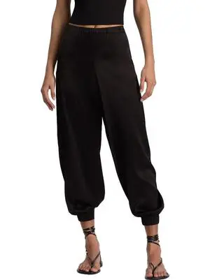 Alice + Olivia Declan Pull-on Genie Pants - Black