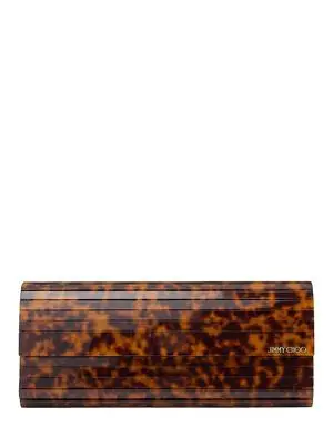 JIMMY CHOO Jimmy Choo Sweetie Tortoiseshell Acrylic Clutch Bag Tortoiseshell