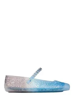 JIMMY CHOO Jelly Ballerina Flats With Crystal Embellishment - Blue
