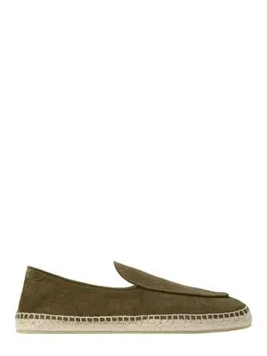 JIMMY CHOO Jimmy Choo Vine Velvet Espadrilles Green