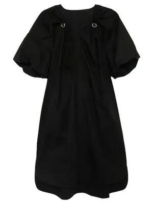 JNBY V-neck Balloon Dress - Black