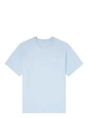 Givenchy Logo-appliquéd Cotton-jersey T-shirt - Blue