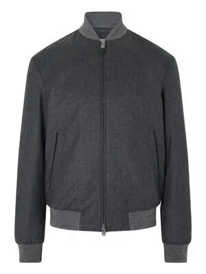 CANALI Canali Wool Bomber Jacket