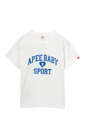 AAPE BY *A BATHING APE Apee™ A Bathing Ape® Logo Print T-shirt - White
