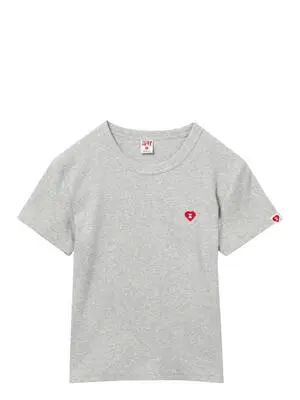 AAPE BY *A BATHING APE Apee™ A Bathing Ape® Heart Logo Patch T-shirt - Grey