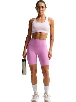 Nike High-waisted 8" Biker Shorts With Pockets - Purple
