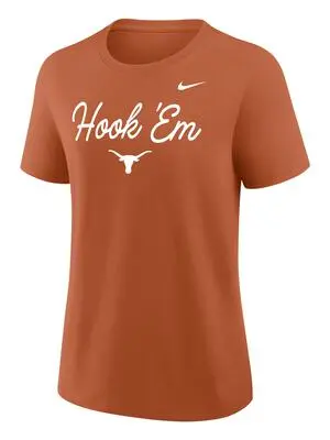 Nike Texas Script Logo T-shirt - Orange