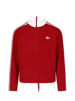 Adidas Firebird Zip Hoodie - Red