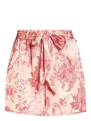 LIU JO LIU •JO Floral-Print Satin Shorts