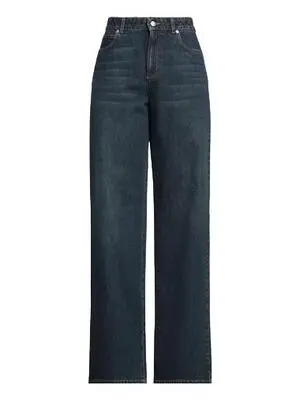 Alexander McQueen Cotton Straight-leg Jeans - Blue