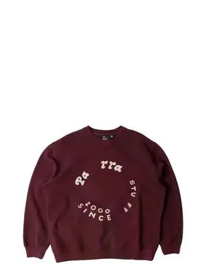 PARRA Graphic Print Crewneck Sweatshirt - Red