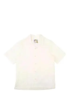 Naked & Famous Denim Aloha Jacquard Shirt - White
