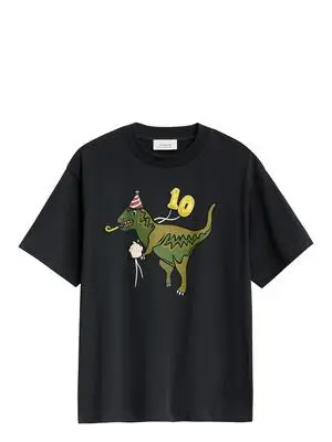 COACH Rexy 10th Birthday Relaxed T-shirt In Organic Cotton - Black