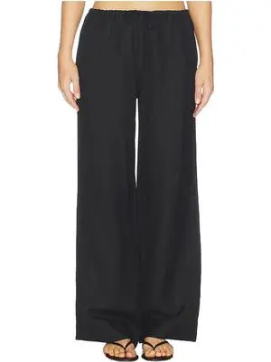 LOVERS AND FRIENDS X Ivana Ramirez Lexa Linen Pant - Black