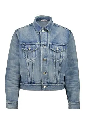Fear Of God Selvedge Denim Trucker Jacket - Blue