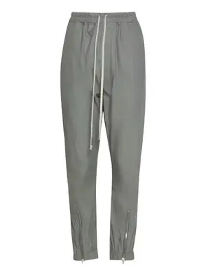 Rick Owens Tecuatl Zipped Track Pants - Grey
