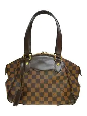 LOUIS VUITTON Verona Damier Tote Bag - Brown
