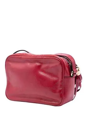 Gucci Gucci Patent Soho Disco Crossbody Bag Pink