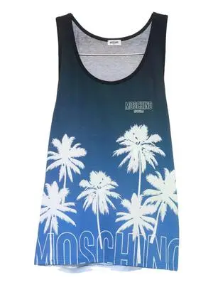 Moschino Printed Vest - Blue